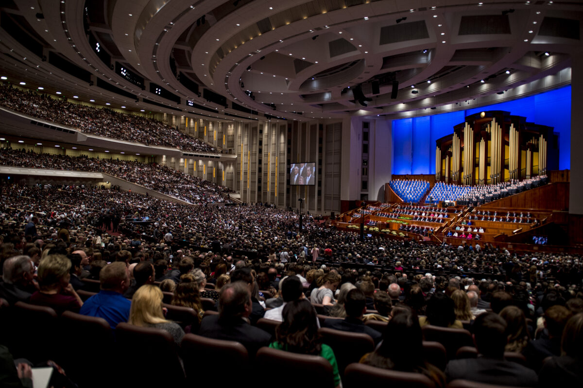 LDS General Conference messages include following prophet, forgiving ...